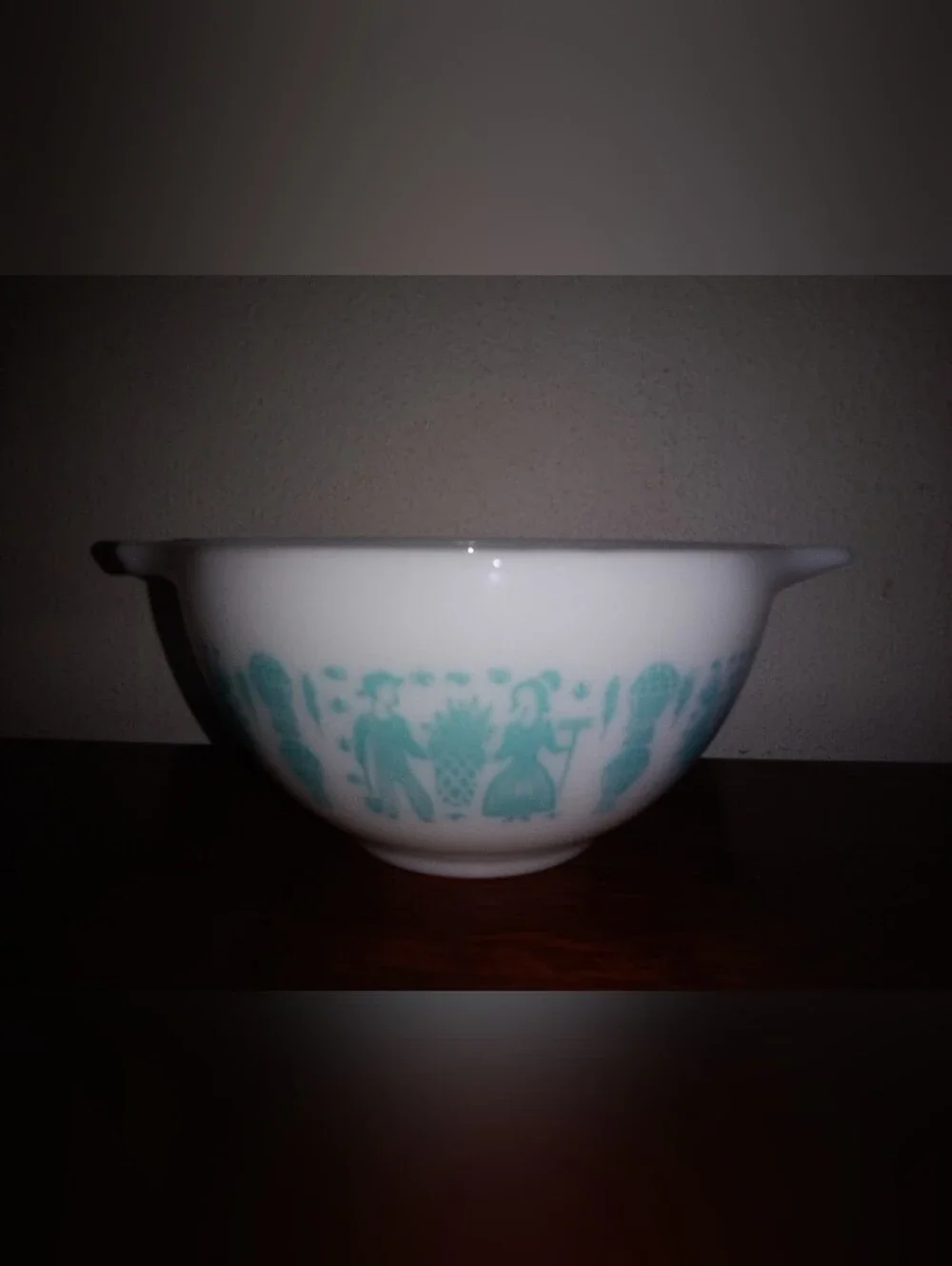 Pyrex | Dining | Vintage Pyrex Amish Butterprint 44 Glass Bowl 1 12 Pt ...